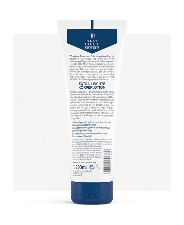 Extra-light body lotion with Dead Sea minerals